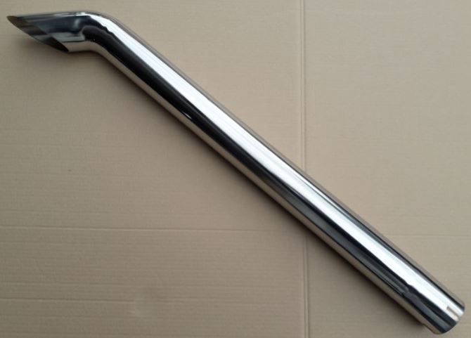 Auspuffrohr Edelstahl mit Dämpfer MB Trac 700 - 900 (Turbonachrüstung ...